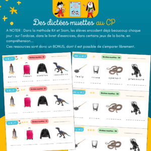 Une année de dictées muettes au CP – Chat d'école