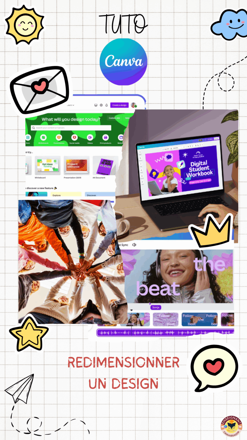 Les tutos CANVA – Chat d'école